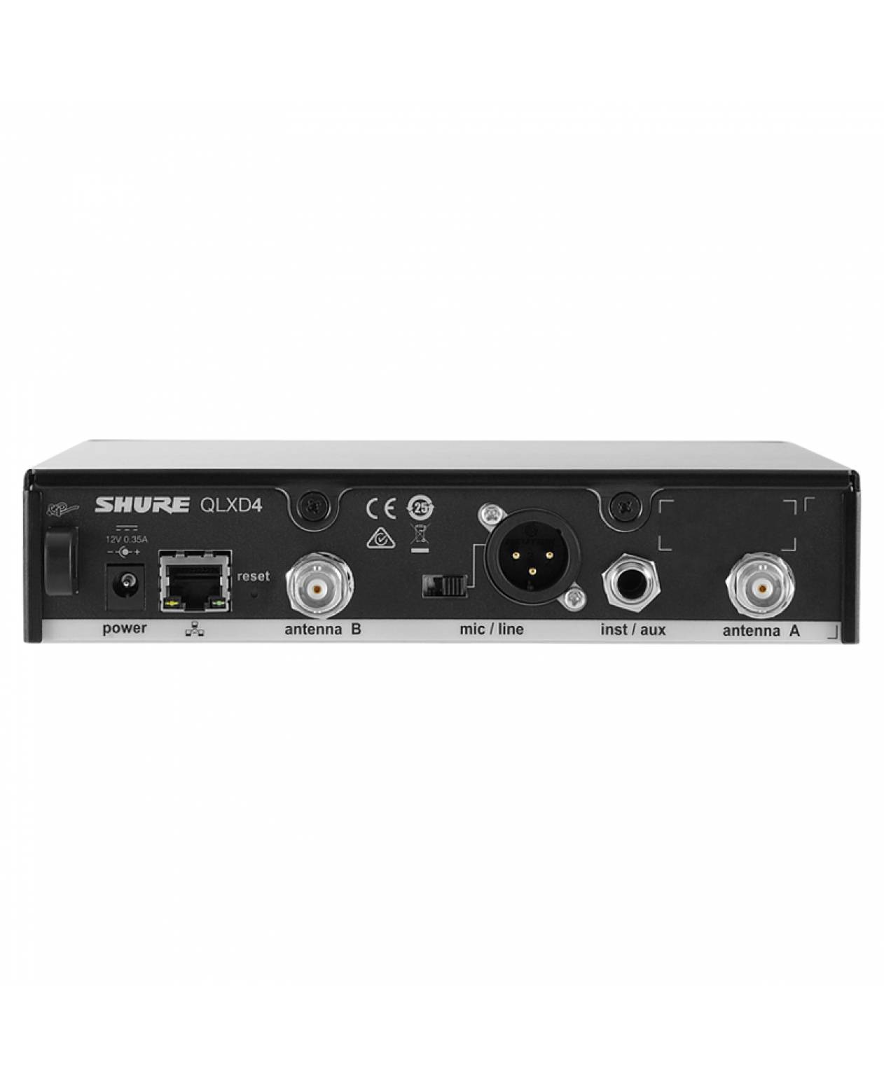 Shure QLXD4 Digital Wireless Receiver - Wailian Electronics Pte Ltd